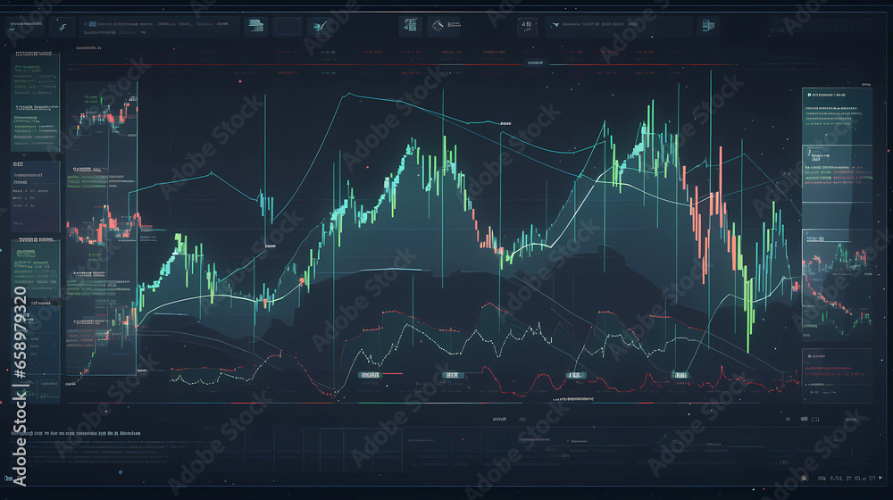 FX Trading Screens / Chart Screens and Candlesticks and Indicators ...