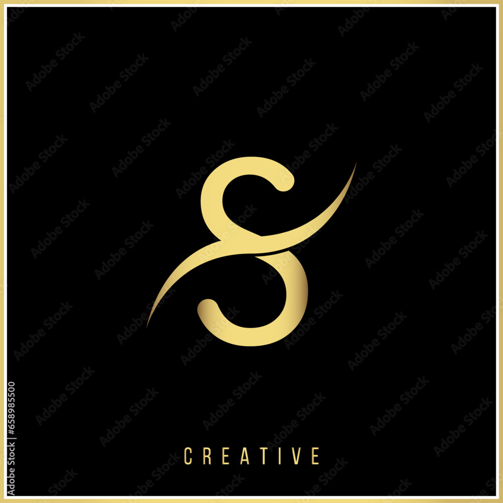 S Creative latter logo design Premium Vector letters Logo. Vector ...