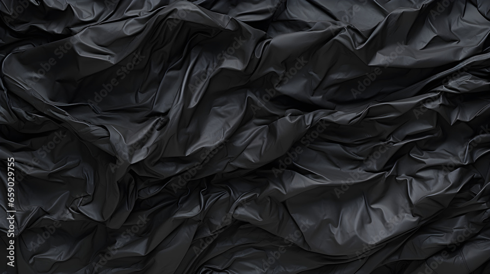 Black crumpled paper texture background Stock Illustration | Adobe Stock