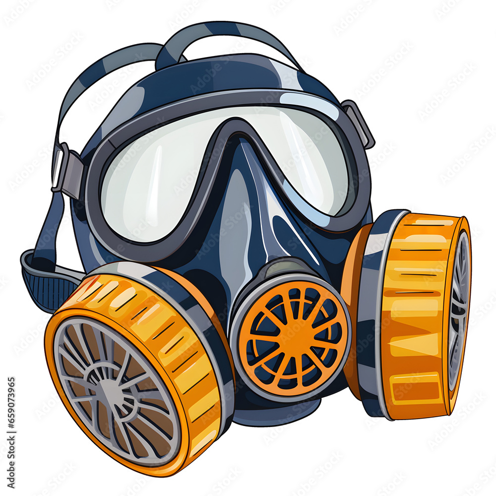 cartoon clipart of Respirator Mask, tool clipart, construction worker ...