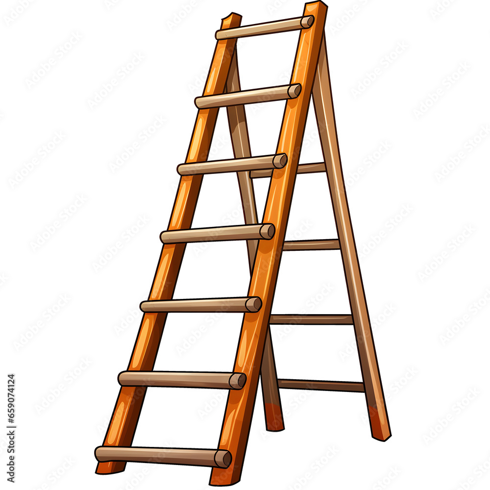 cartoon clipart of Ladder, tool clipart, construction worker tools ...