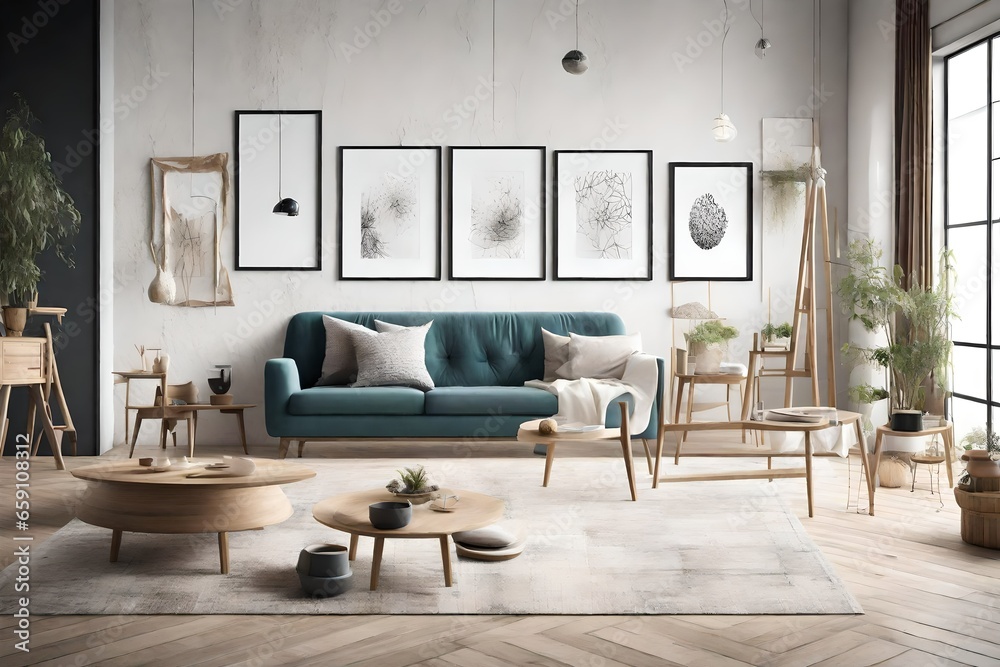 The essence of Scandi-style comes alive within a hipster interior ...