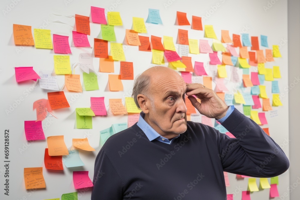 Dementia and Alzheimer's Clues : Elderly Person Looking at a Bunch of ...