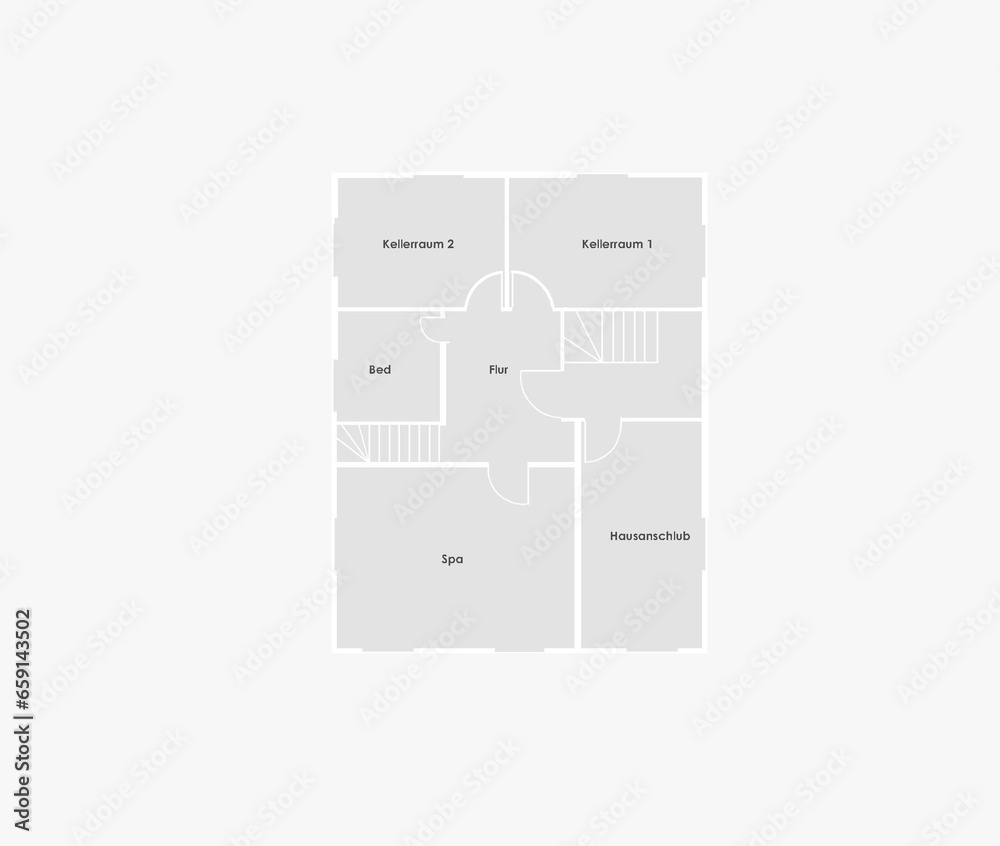 2d floor plan Floorplan Illustration floor plan Floor Plan space Plan for marketing Stock ...