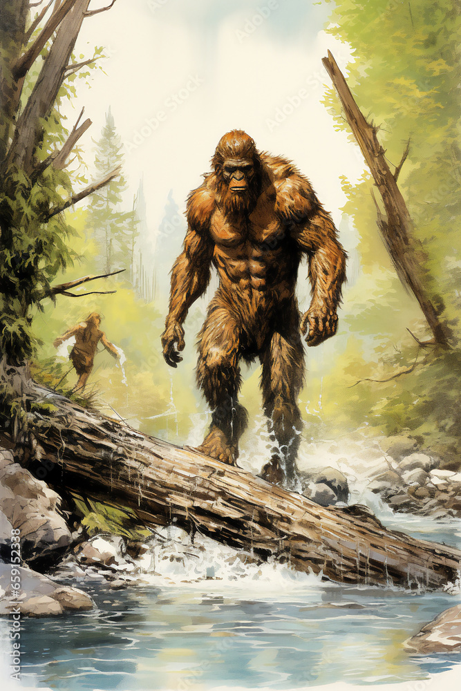 Bigfoot, also known as Sasquatch, is a legendary and elusive creature of North American folklore ...