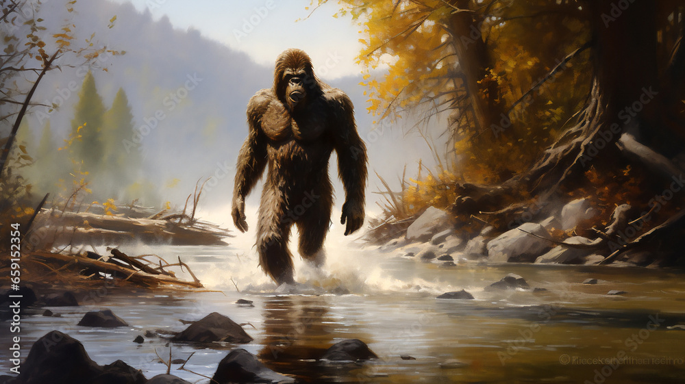 Bigfoot, also known as Sasquatch, is a legendary and elusive creature of North American folklore ...