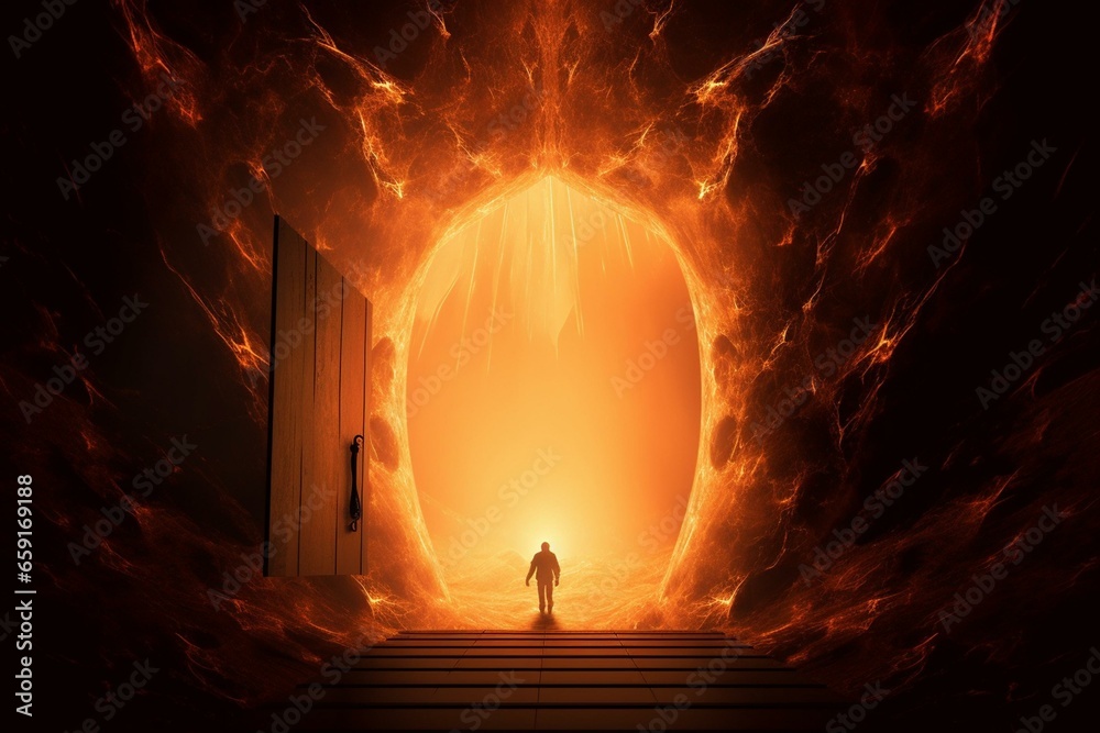 Arrival of an unknown being: moment gods and demons peek through a ...