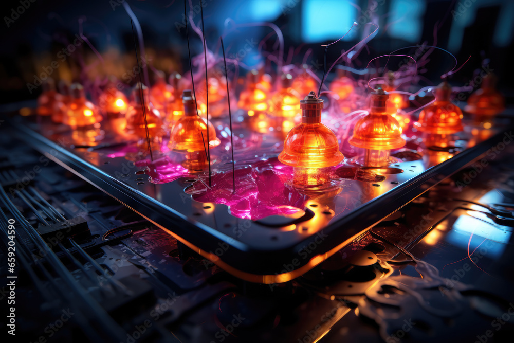 A vivid representation of electrical conductivity, with materials ...