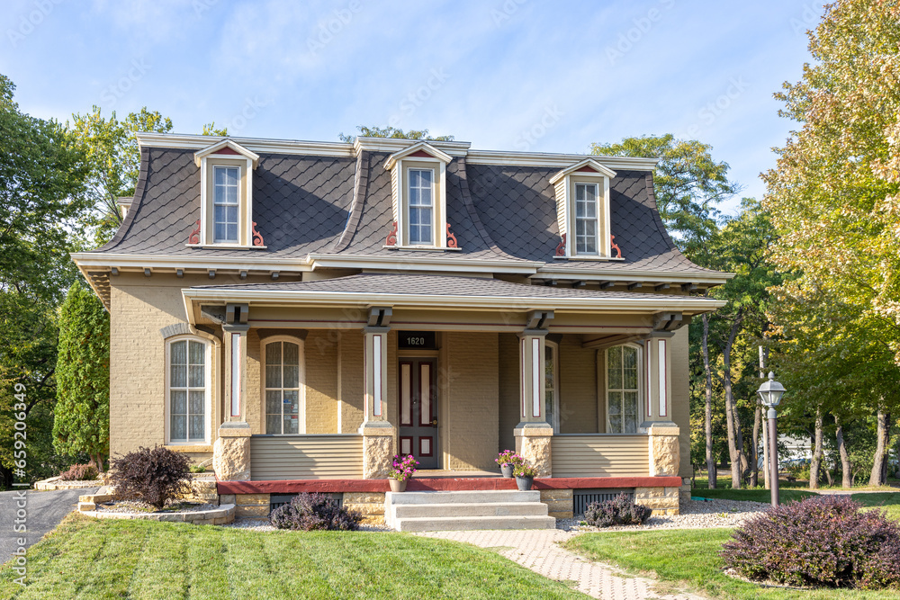 William Irving House, a historic home built in 1873 in Second Empire ...