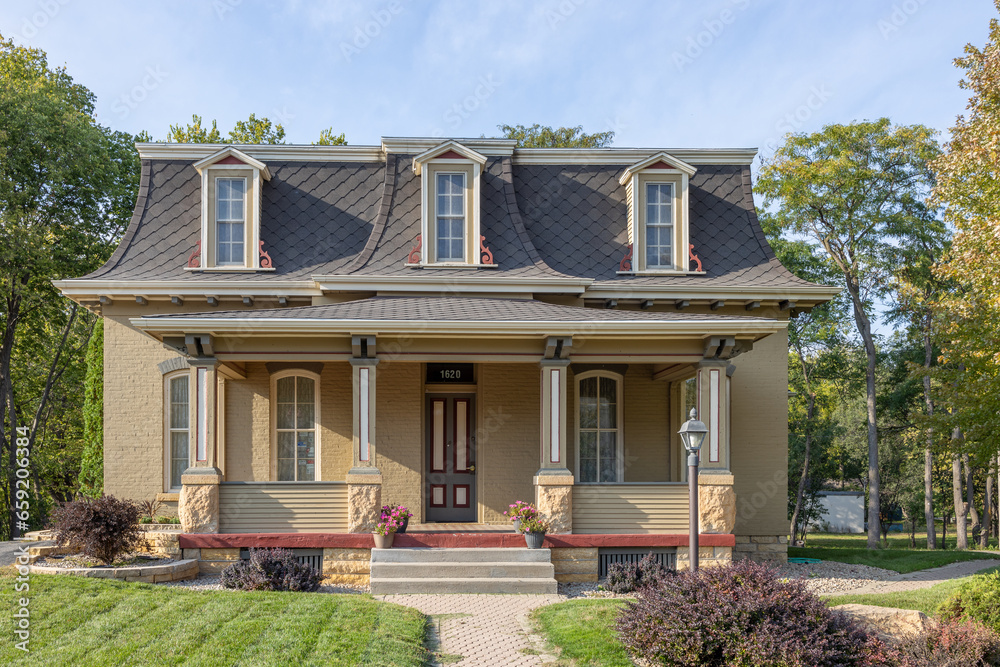 William Irving House, a historic home built in 1873 in Second Empire ...