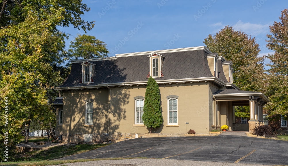 William Irving House, a historic home built in 1873 in Second Empire ...