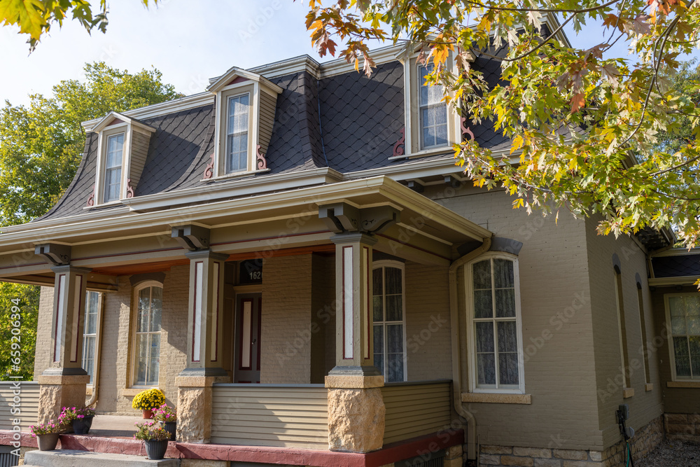 William Irving House, a historic home built in 1873 in Second Empire ...