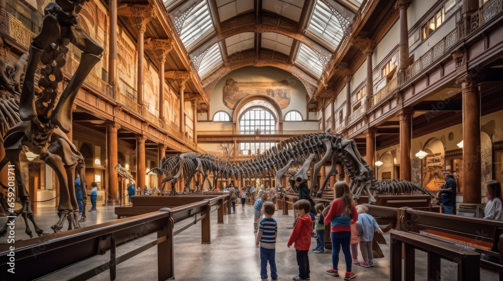 Generative AI, children, schoolchildren on an excursion to the ...