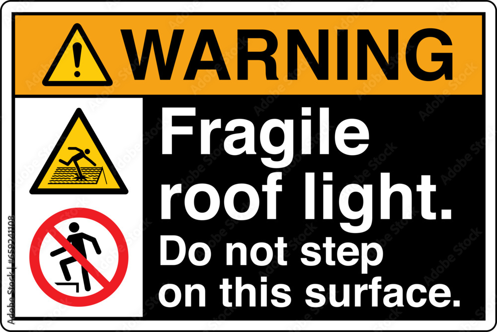 Vetor de ANSI Z535 Safety Sign Marking Label Symbol Pictogram Standards ...