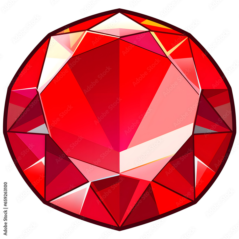 cartoon clipart of Ruby, cartoon gem clipart, jewellery clipart ...