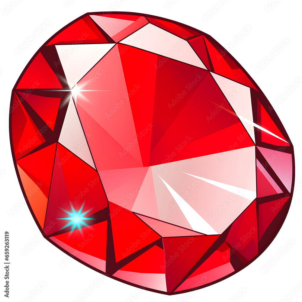 cartoon clipart of Ruby, cartoon gem clipart, jewellery clipart ...