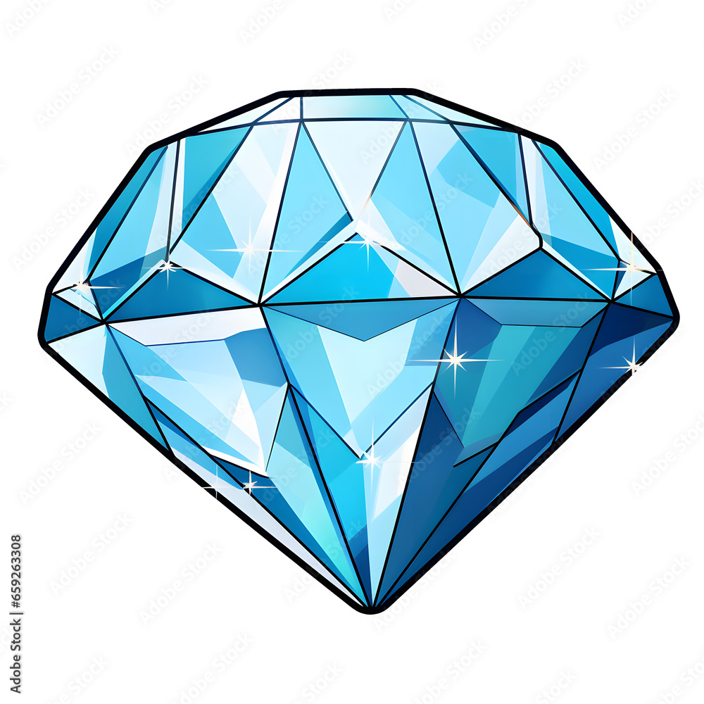 cartoon clipart of Diamond, cartoon gem clipart, jewellery clipart ...