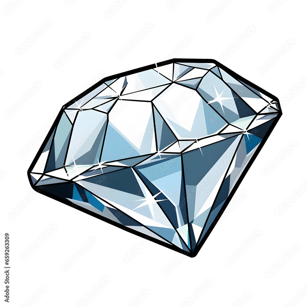cartoon clipart of Diamond, cartoon gem clipart, jewellery clipart ...