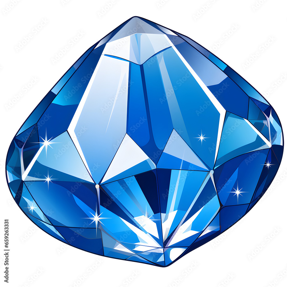 cartoon clipart of Sapphire, cartoon gem clipart, jewellery clipart ...