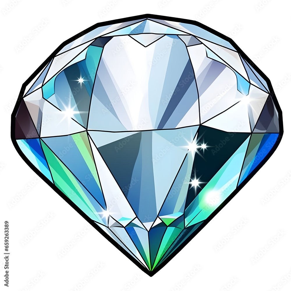 cartoon clipart of Diamond, gem clipart, jewellery clipart, transparent ...