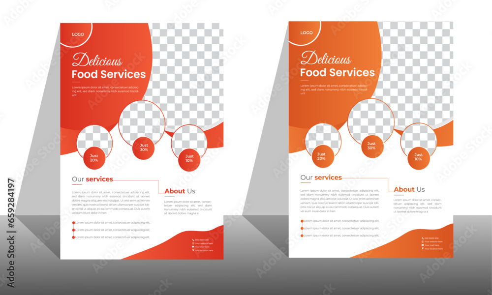 Corporate business flyer template design a bundle of 5 templates of a4 ...