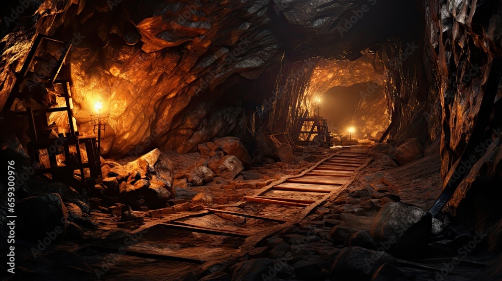 Australian underground gold and copper mine with underground ...