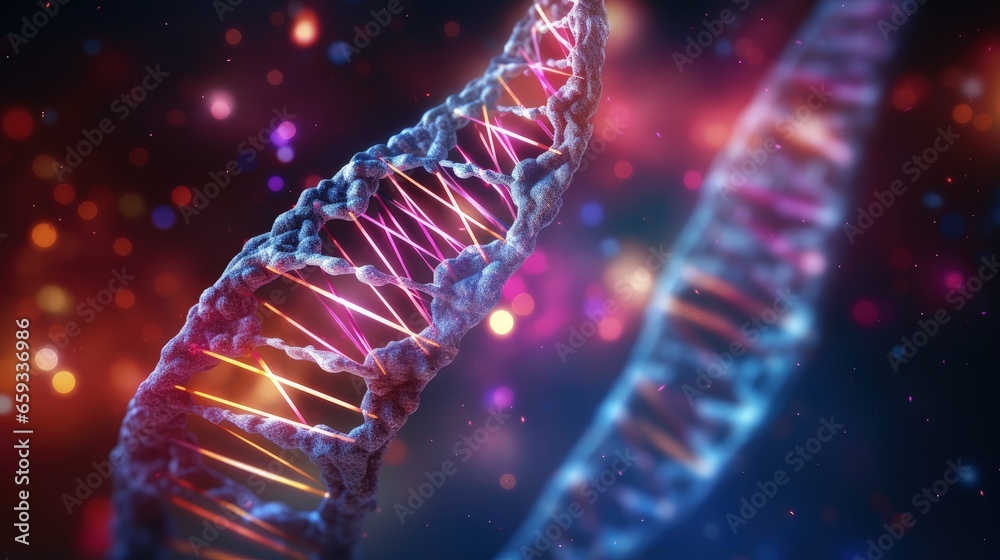 DNA, Deoxyribonucleic acid is a thread-like chain of nucleotides ...