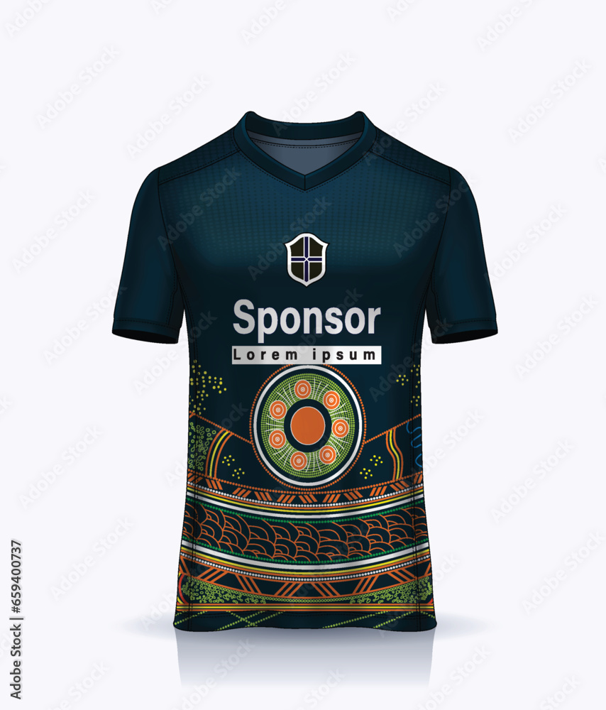 vector sports jersey design for sublimation shirt Stock Vector | Adobe ...