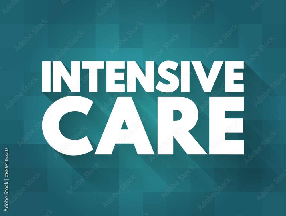 Intensive Care - is a special department of a hospital that provides ...