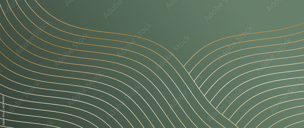 Vektorová grafika „Luxury background vector. Golden curve line ... Vektorová grafika „Luxury background vector. Golden curve line ...