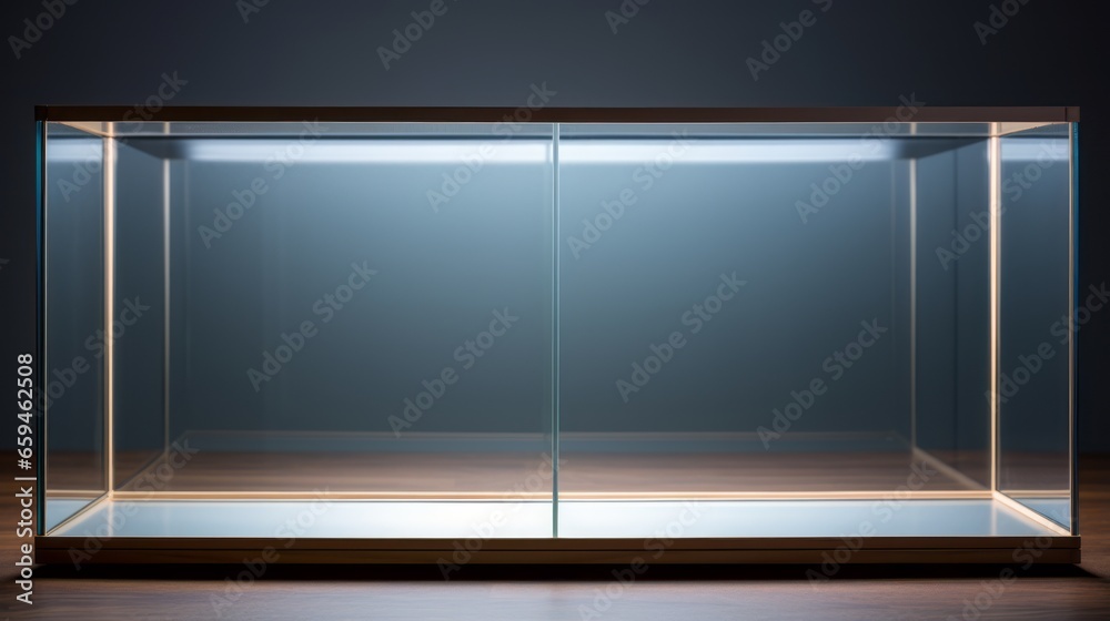 blank space glasses box display window showcase with copyspace studio ...