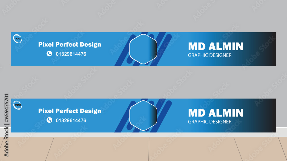 behance cover design Stock Vector | Adobe Stock