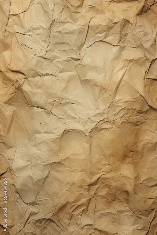 old wet and lightly crumpled paper texture, birdseyeview, no shading ...