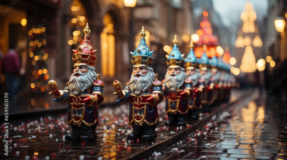 A traditional Sinterklaas parade with colorful floats , Background ...