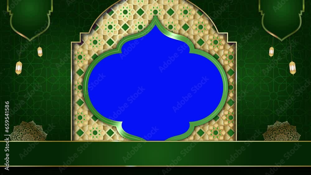 animated islamic background , muslim mosque , islamic design video ...