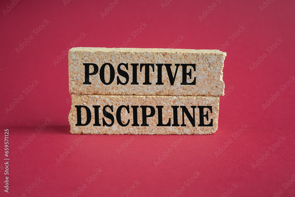 Positive discipline symbol. Concept words Positive discipline on ...