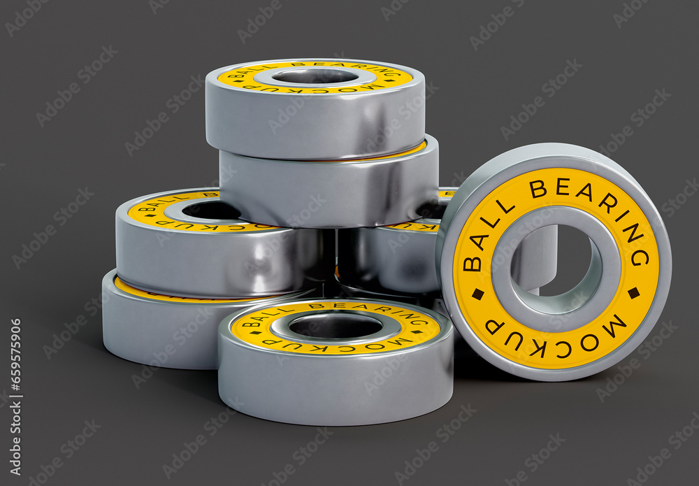 Ball Bearing Set Mockup Stock Template | Adobe Stock