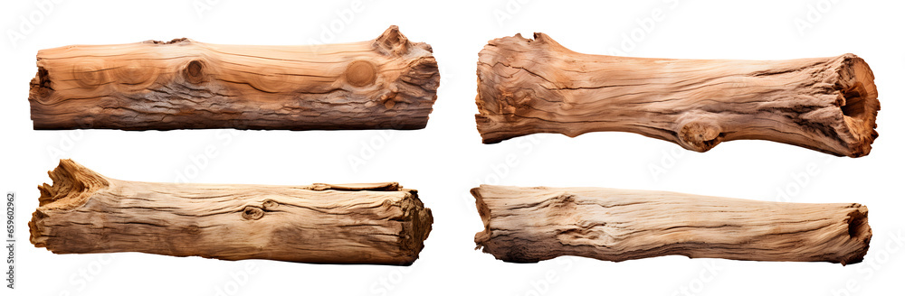 Wooden tree log trunk stump wood on transparent background cutout, PNG ...