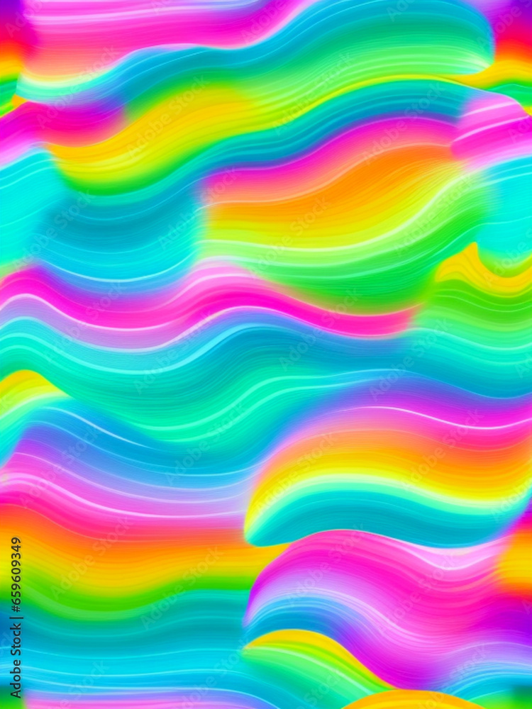 Motley pied stripes, waves, lines, curls and bumps. Abstract beautiful ...