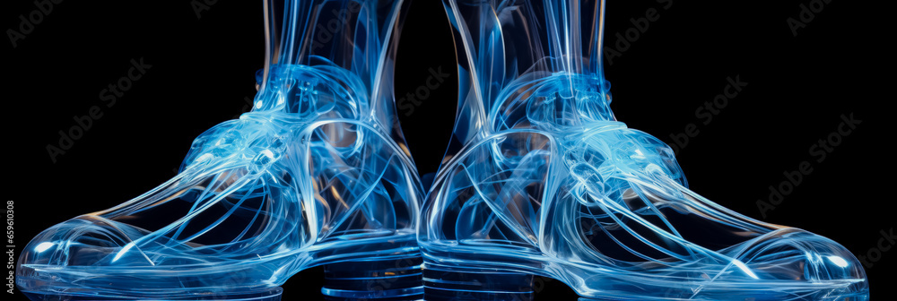 Exquisite X-ray image highlighting the complex bone structure of a ...