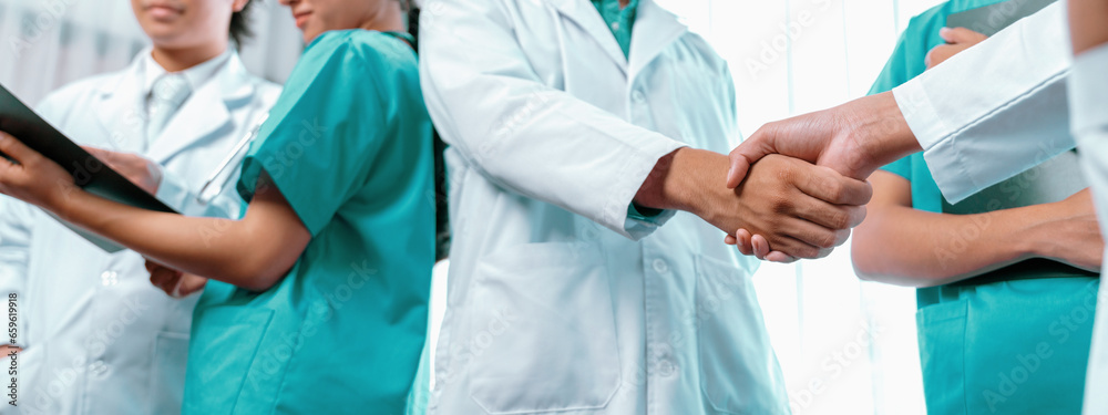 Group of medical staff doctor nurse and healthcare specialist ...