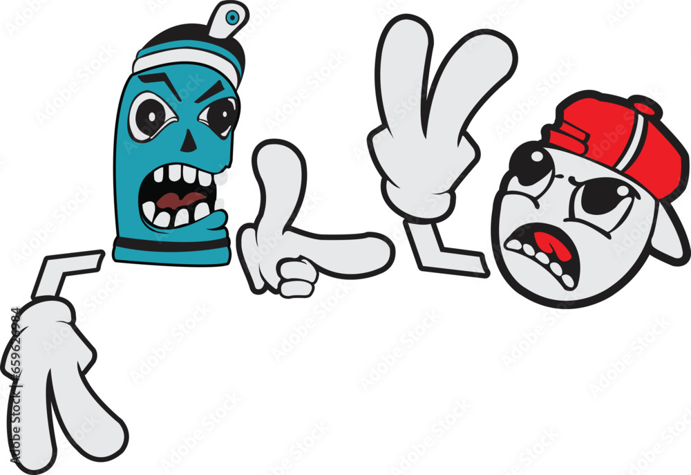 Illustration of the artwork of pilok cartoon characters and children's ...