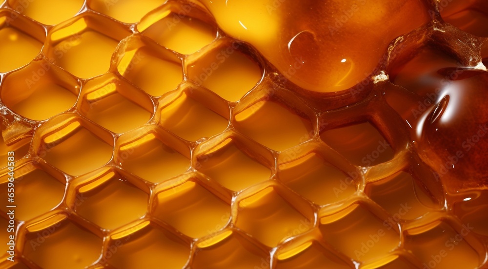 background with honey, golden honey wallpaper, pouring honey wallpaper ...