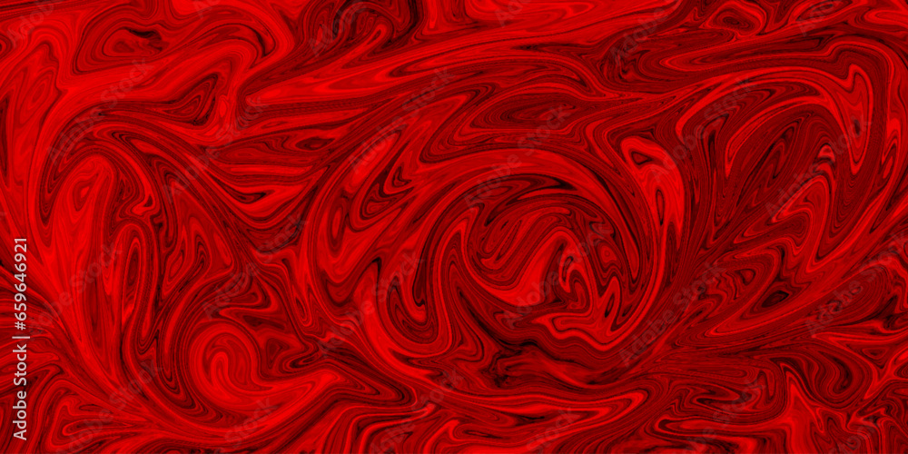 Liquify Swirl Red Color Art Abstract Pattern Red marble texture and ...