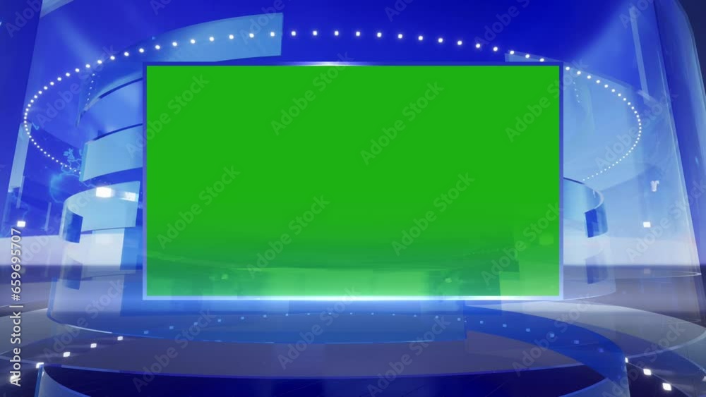 World Map News Intro Blue Background, Digital Breaking News Intro. Green Screen News intro vídeo ...