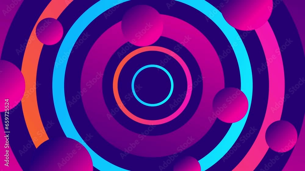 Vidéo Stock Abstract colorful shape background. Neon Colors and Liquid ...