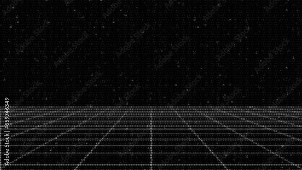 Computer generated animated moving motion background showing city ...