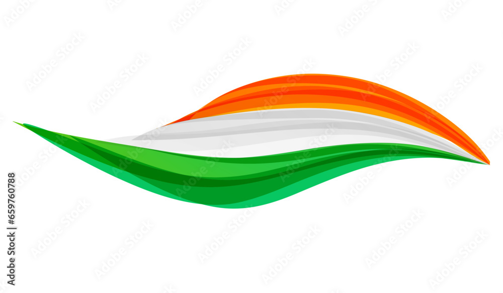 indian flag vector isolated on transparent background Stock Vector ...