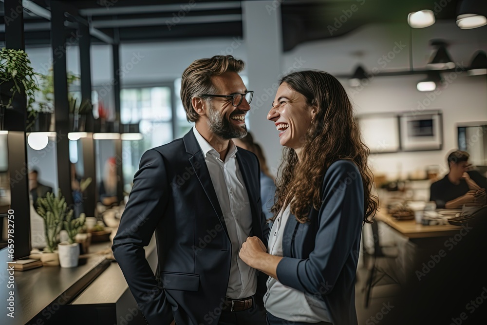 Technology experts sharing insights and ideas in a collaborative ...