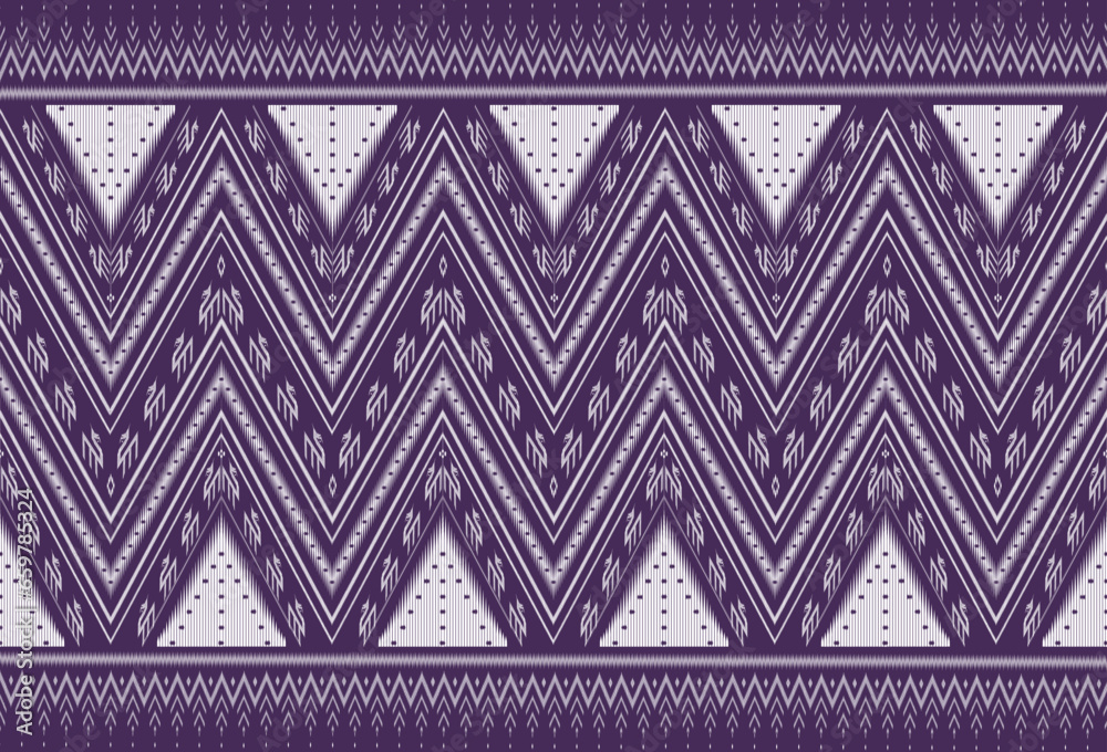 Asian pattern. Naga or big snake and dog chevron details art color ...